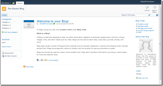 The Evolution of the SharePoint Blog – buckleyPLANET