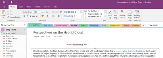 8 Best Practices for Leveraging OneNote – buckleyPLANET