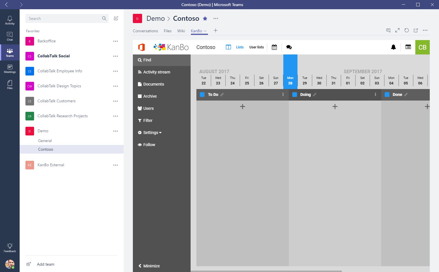 Extending Project Management with Tabs in Microsoft Teams – buckleyPLANET