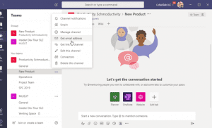 Control Who can Email a Channel in Microsoft Teams – buckleyPLANET