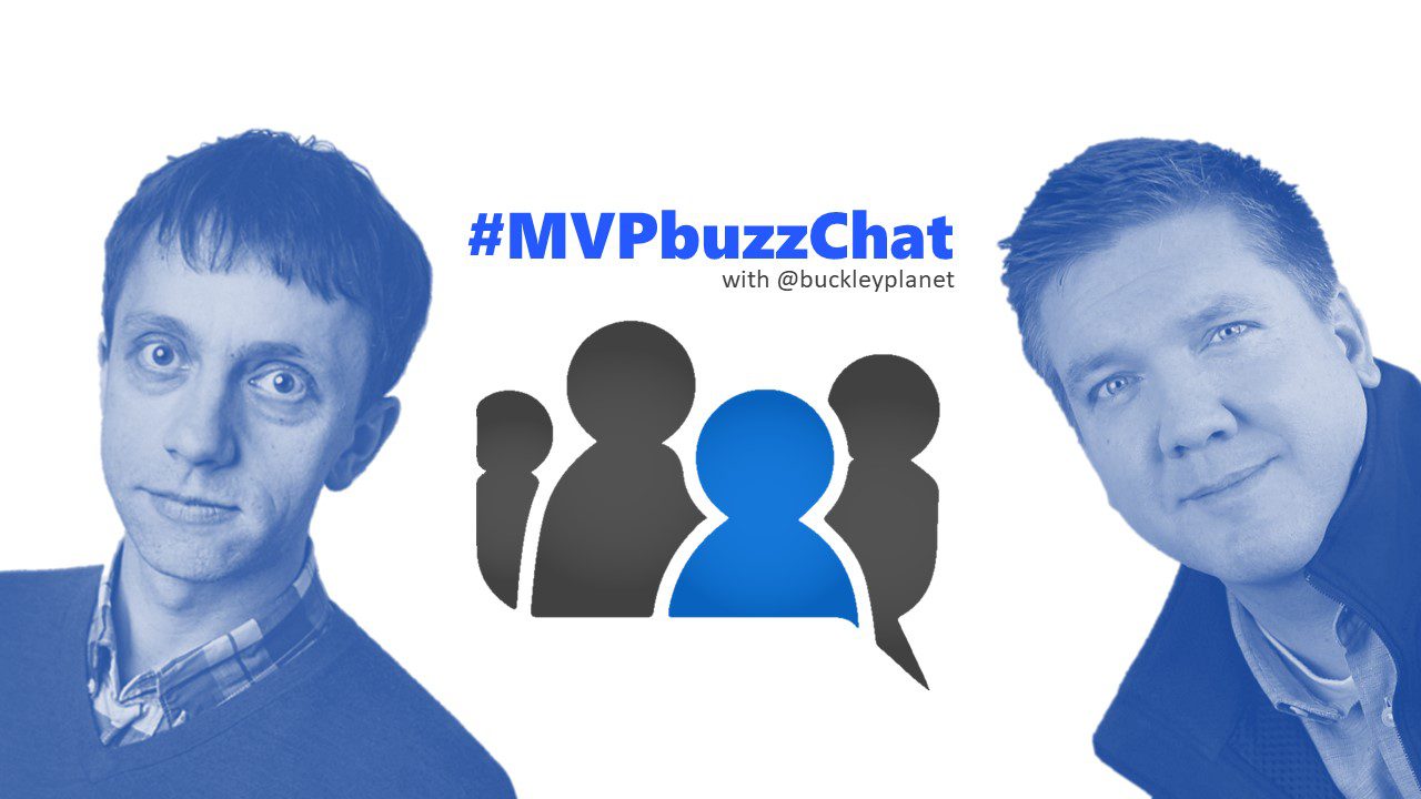 #MVPbuzzChat with Gill Cleeren – buckleyPLANET