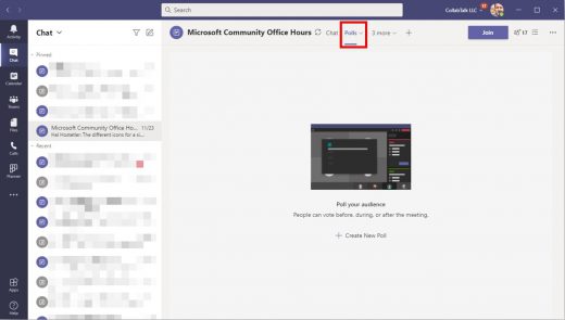 Gathering Feedback with Polls in Microsoft Teams – buckleyPLANET