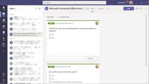 Gathering Feedback with Polls in Microsoft Teams – buckleyPLANET