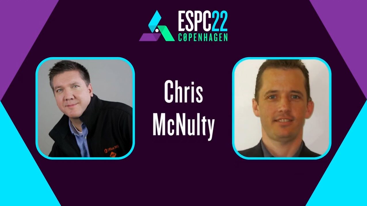 #ESPC22 Interview with Chris McNulty – buckleyPLANET