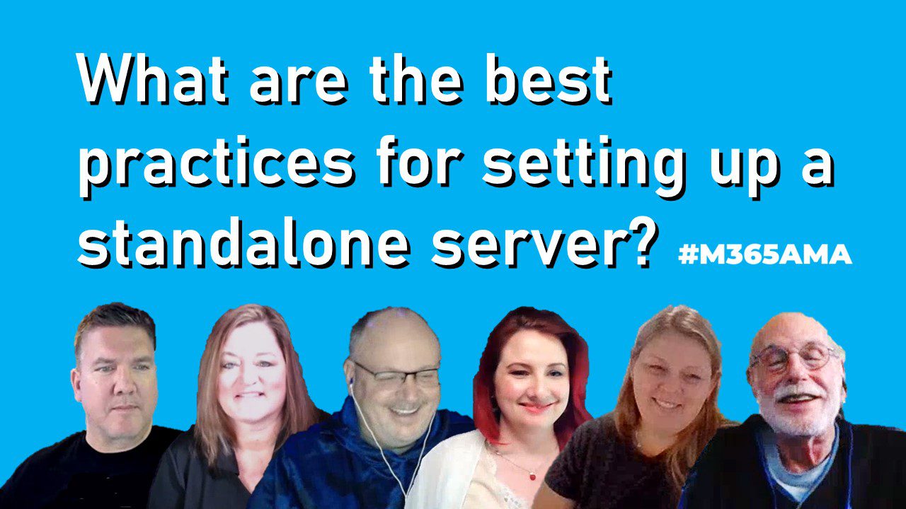 What are the best practices for setting up a standalone server? # ...