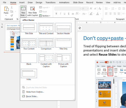 Productivity Tip: Reusing PowerPoint Slides – buckleyPLANET