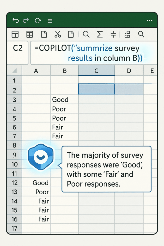 Microsoft Copilot in Excel Cells – buckleyPLANET