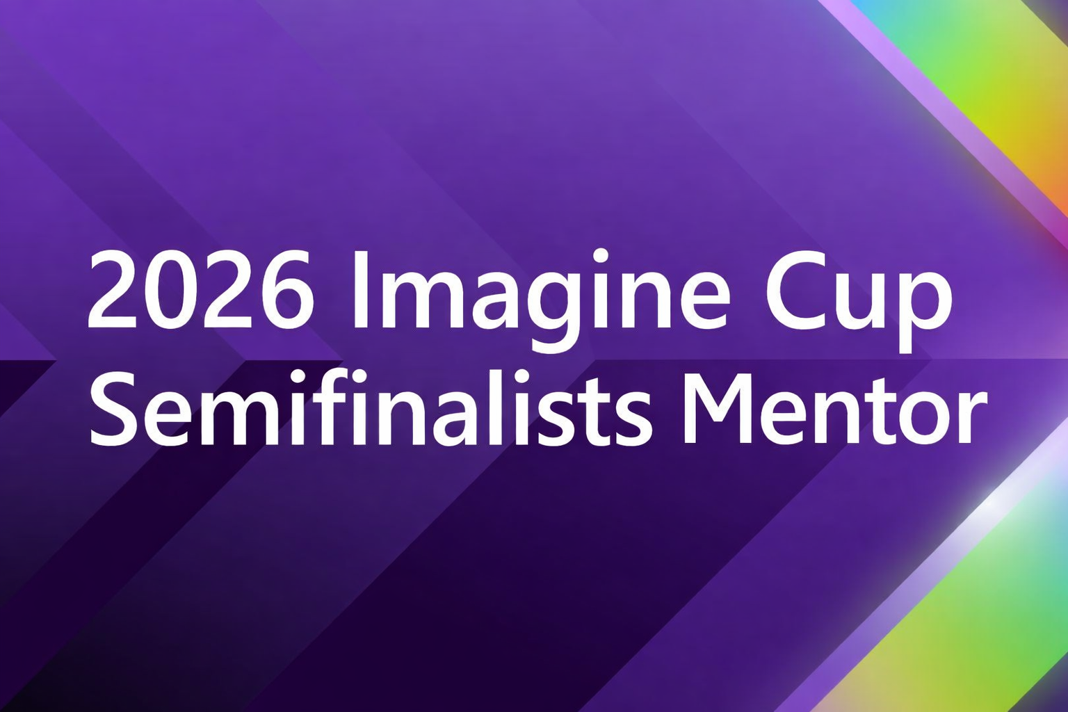 2026 Imagine Cup Mentor – buckleyPLANET